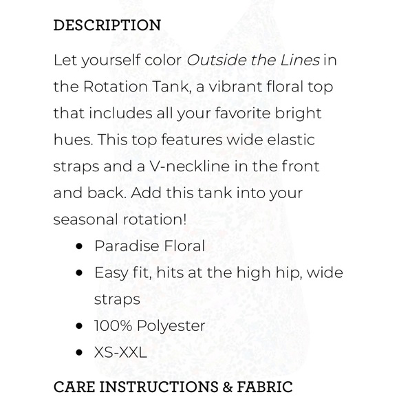 CAbi | Tops | Cabi Rotation Tank | Poshmark